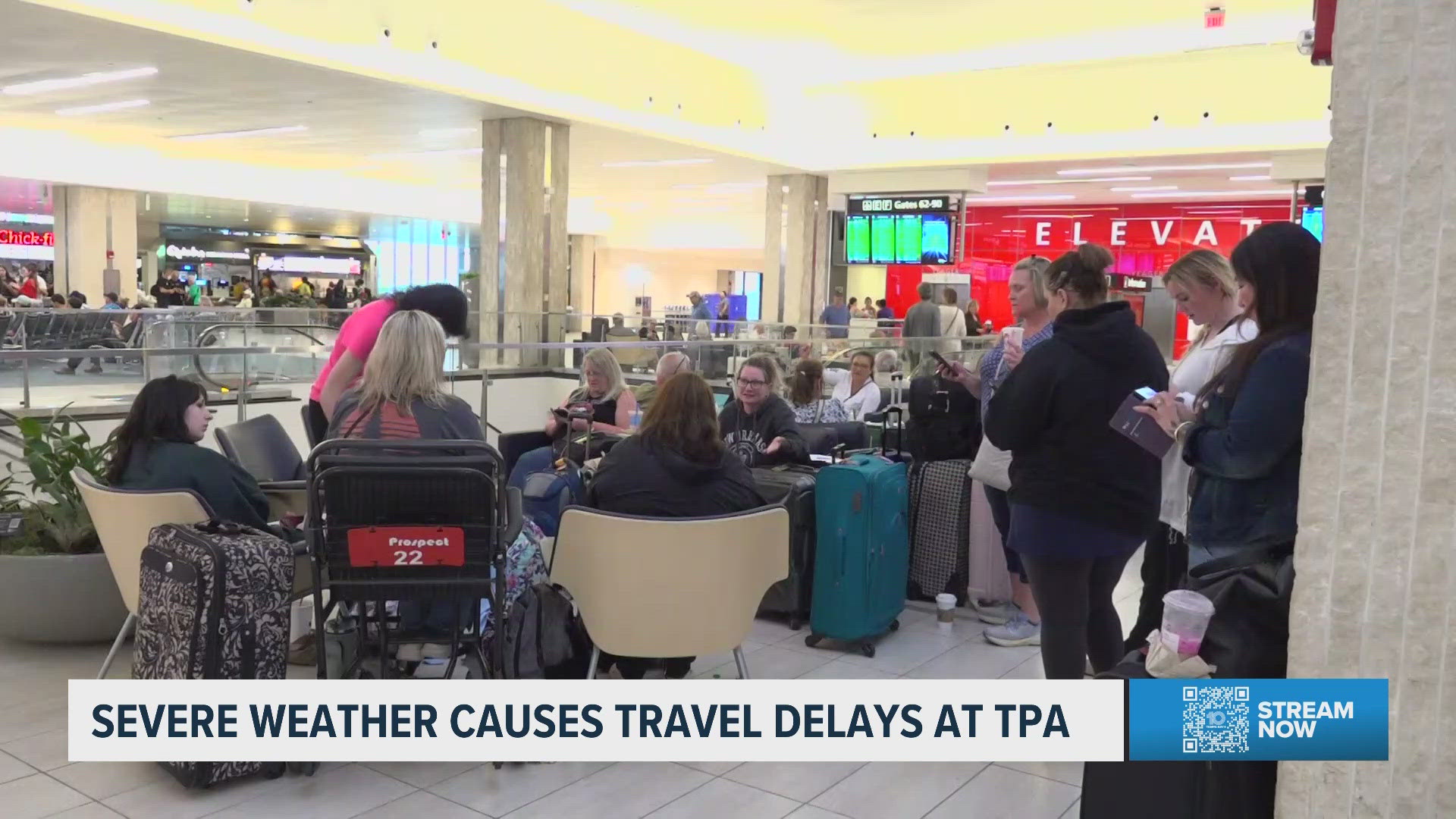 Severe weather causes major travel delays for travelers at TPA