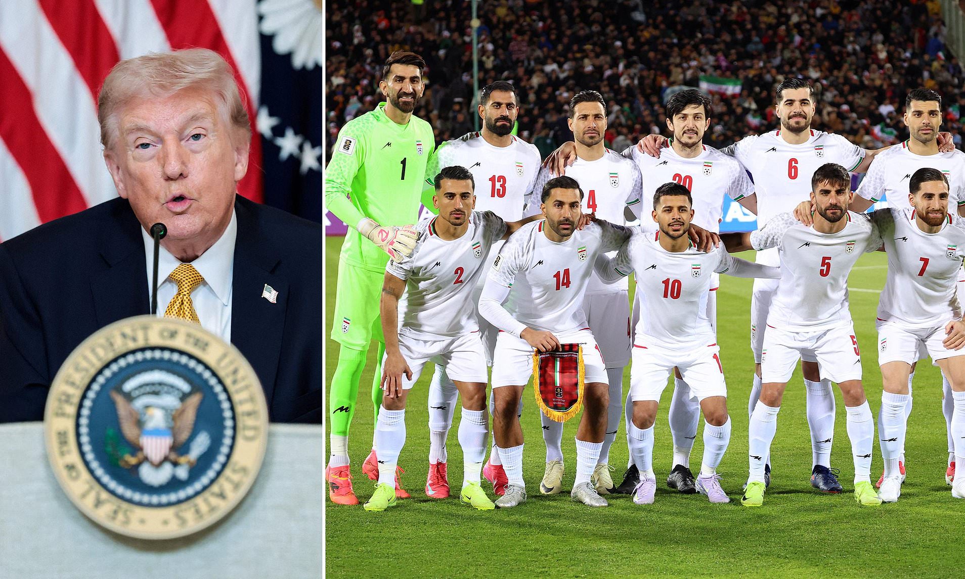 Revealed: Iran demands to play World Cup games outside USA after Donald ...