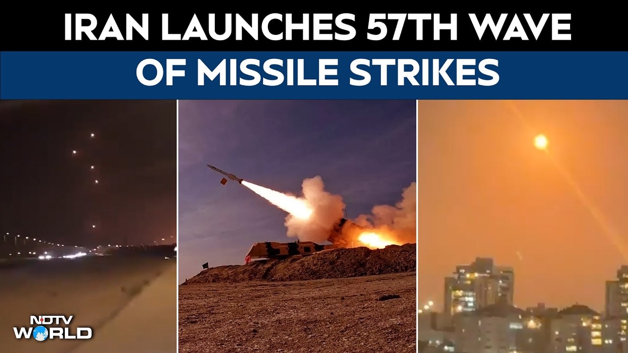 Iran launches 57th wave of missile strikes in Operation True Promise 4