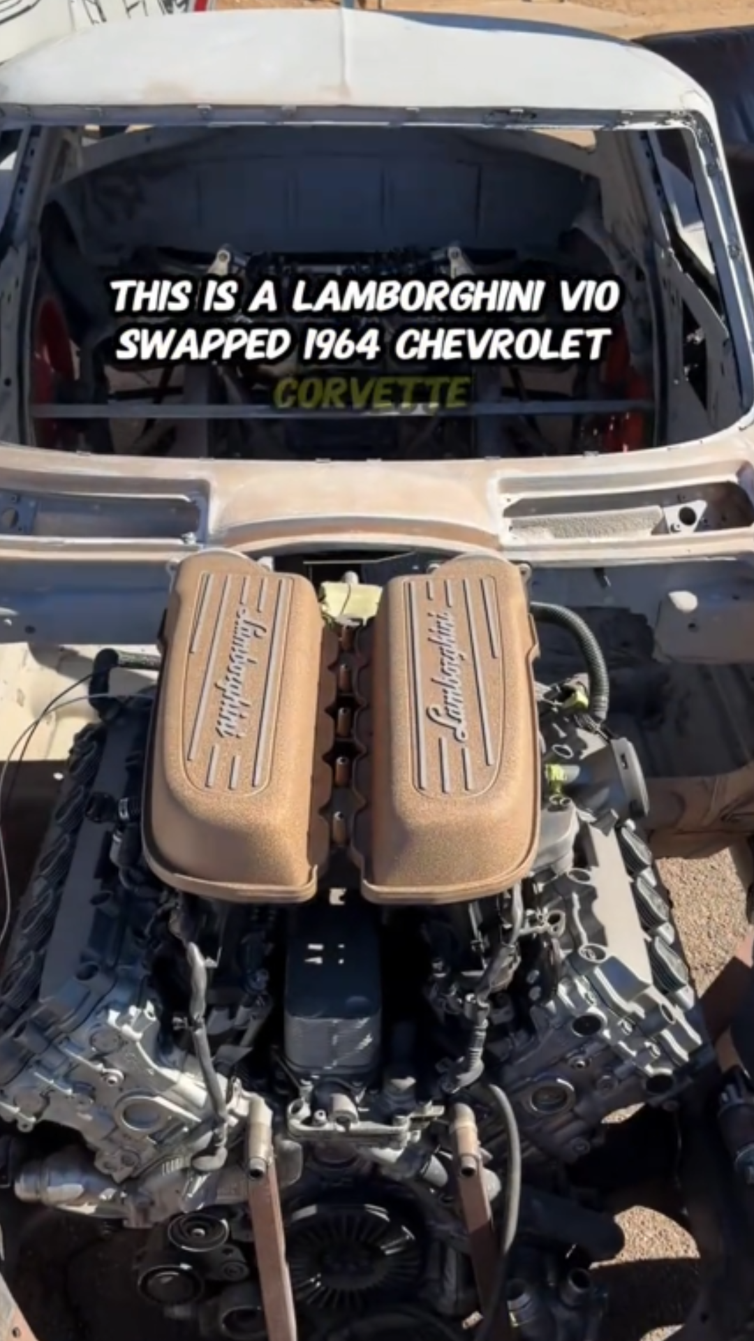 What happens when a Corvette gets a Lamborghini V10