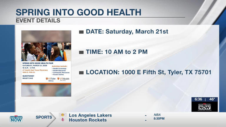 Spring into good health to offer games, resources and fun in Tyler