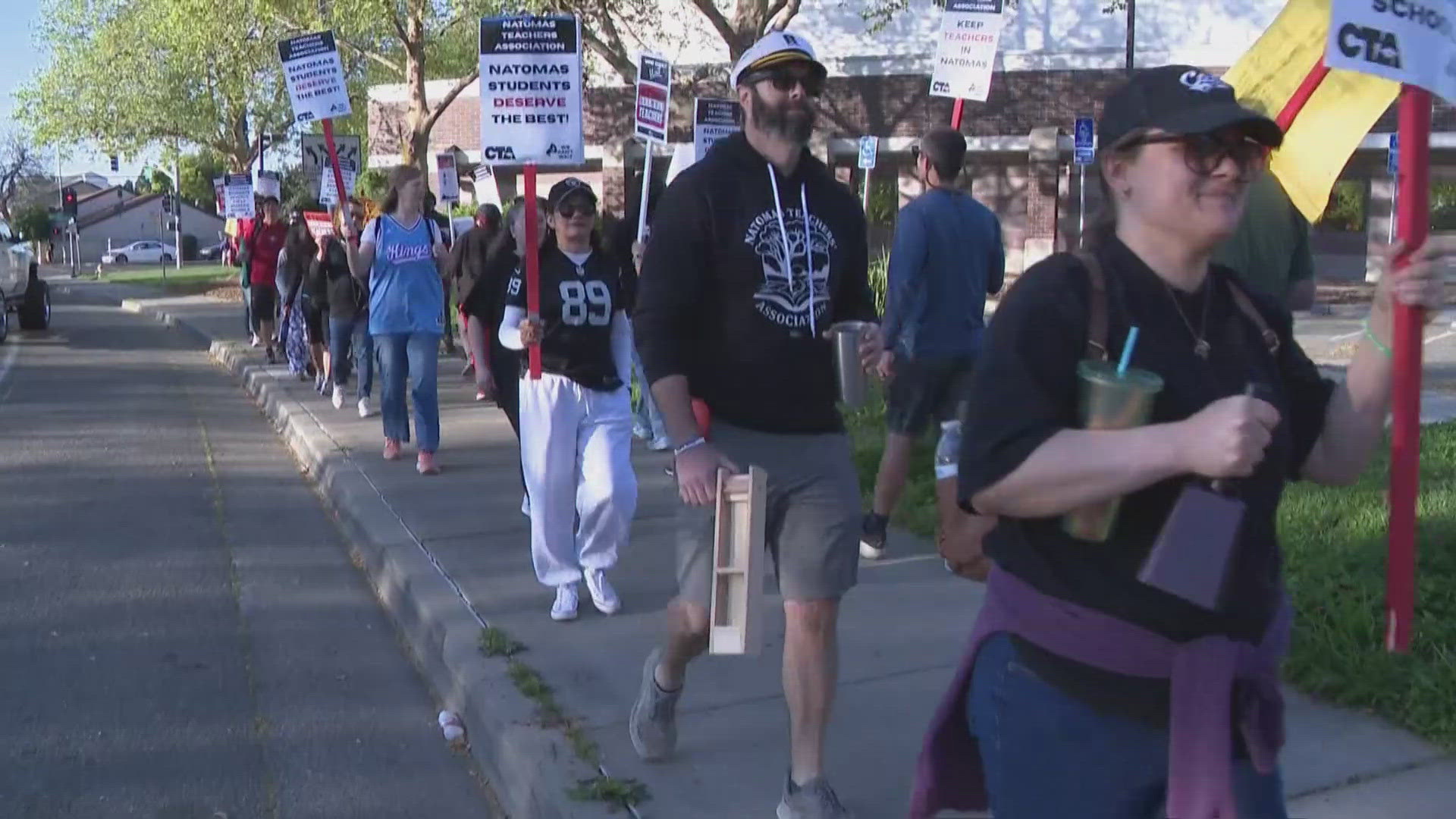 Twin Rivers, Natomas teacher strikes continue as budget concerns grow