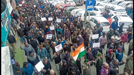 Protests in Ladakh for statehood and inclusion in Sixth Schedule