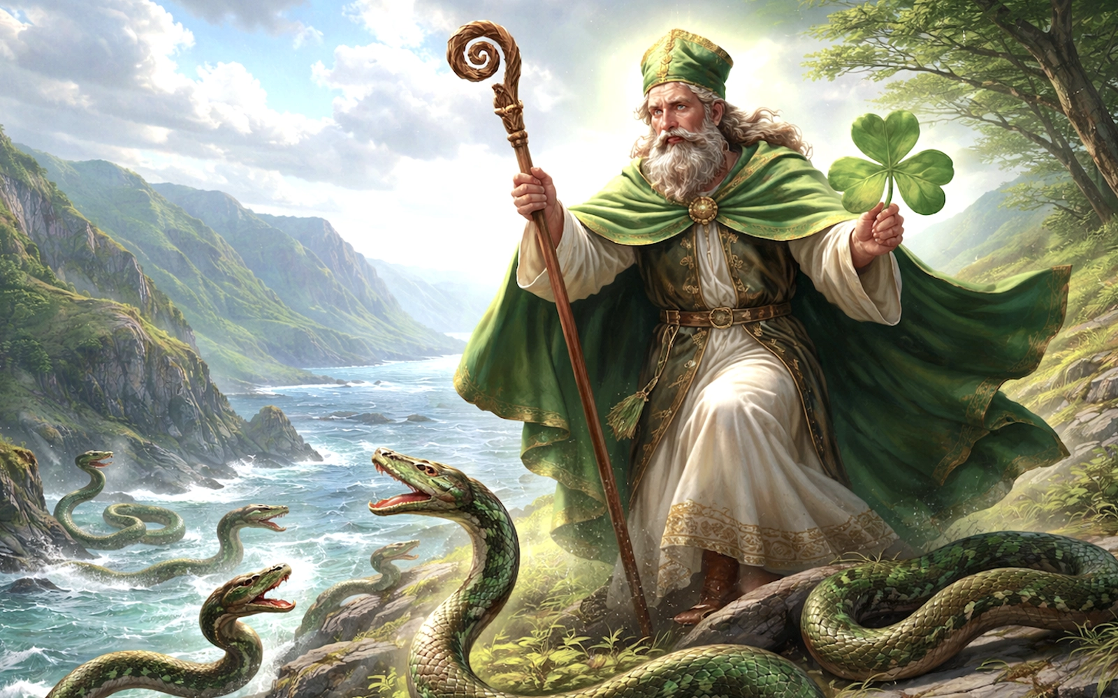 St Patrick: pirate captive, snake banisher and unlikely Irish icon