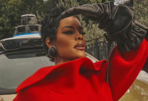 Teyana Taylor addresses incident where security guard shoved her at ...