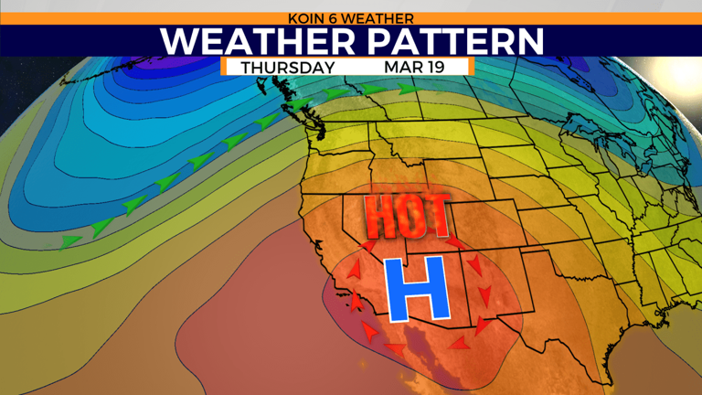 Rare March heat dome builds in the West. What does it mean for Portland?
