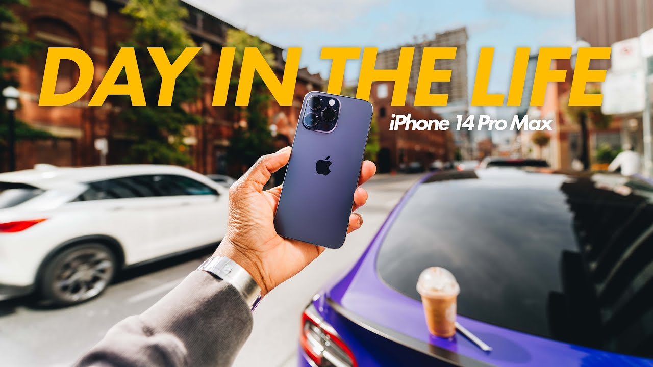 iPhone 14 Pro Max - Real day in the life review (battery & camera test)