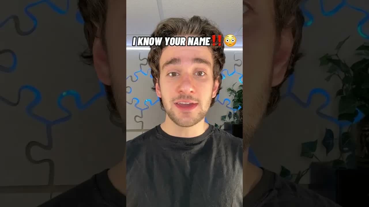The mind-reading number trick that ends with your first name