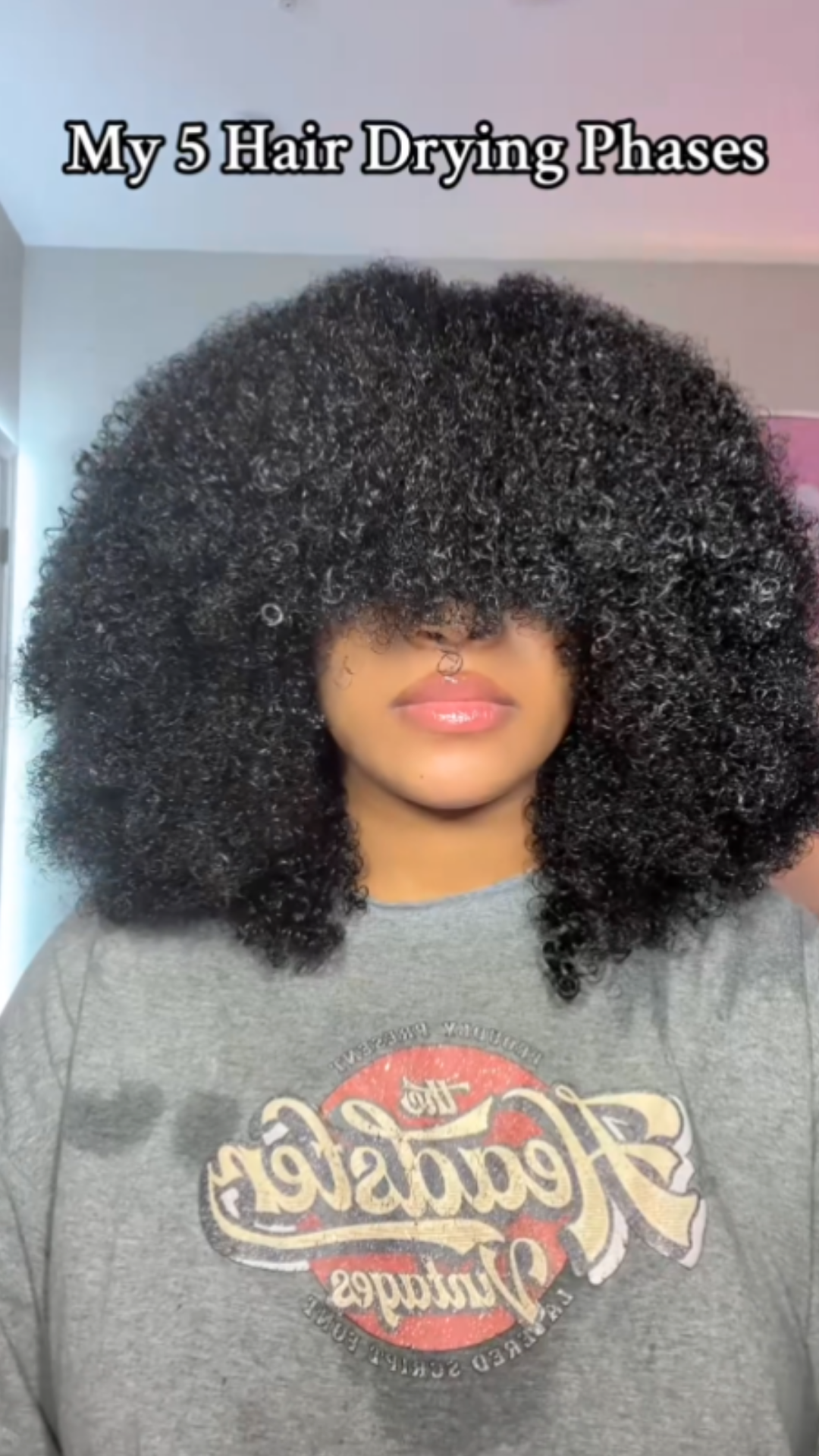 My afro hair drying routine step by step