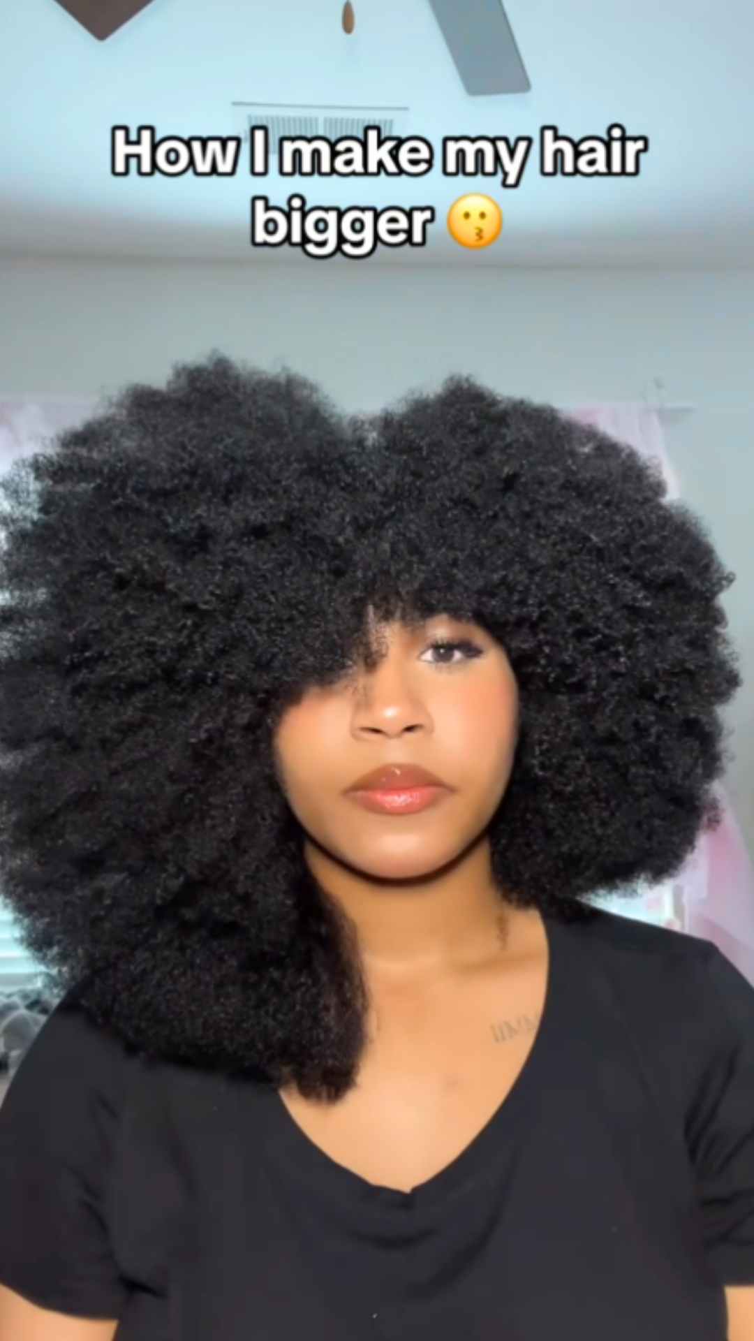 Afro hair before and after transformation routine
