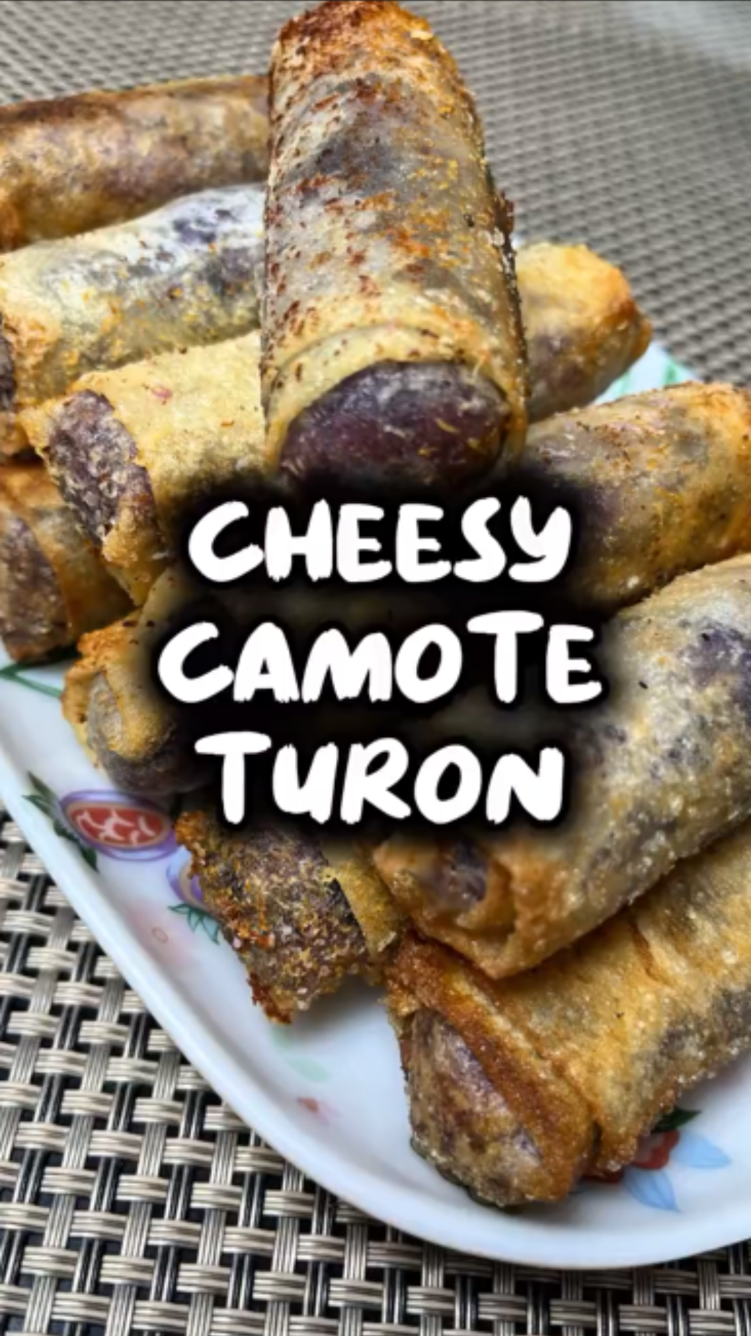 Cheesy camote turon recipe quick and tasty