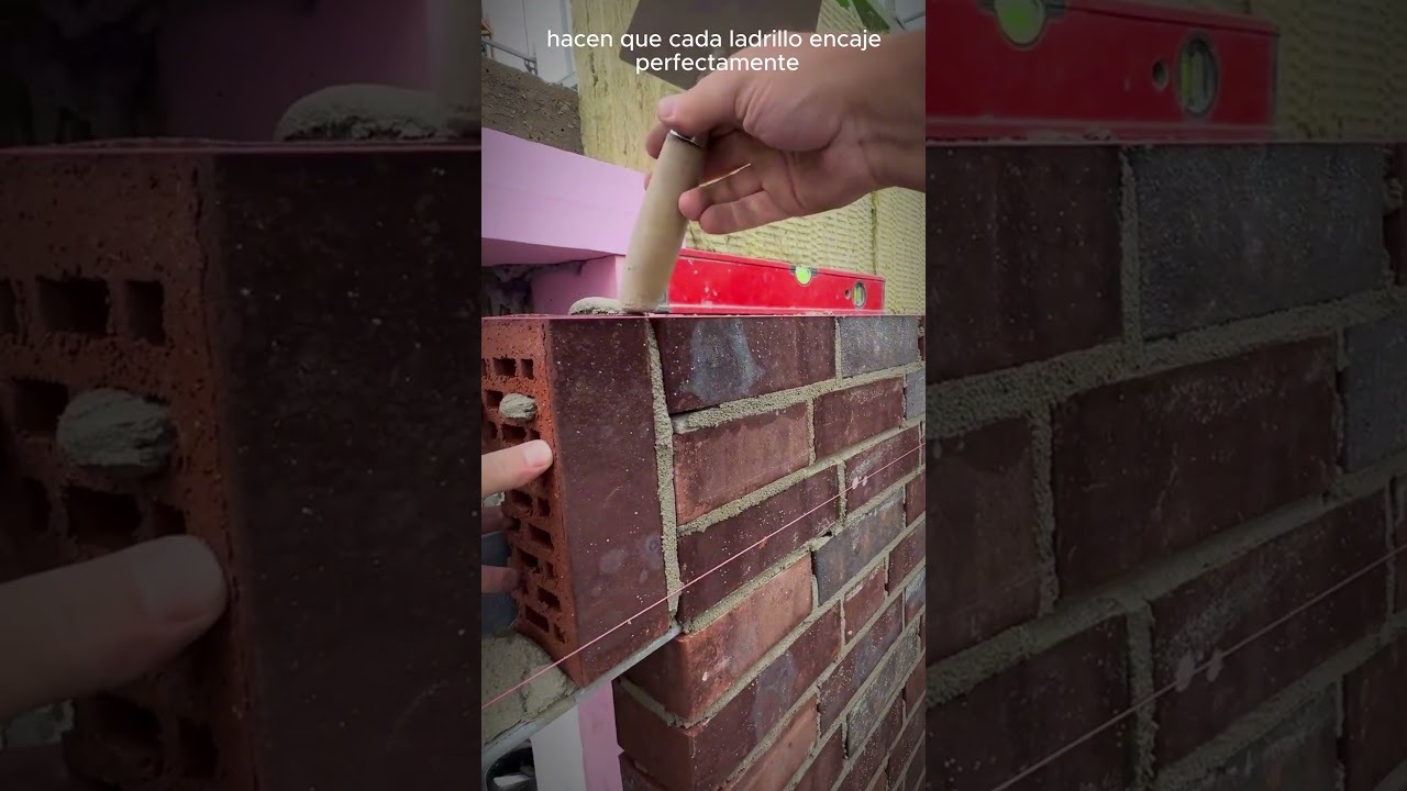 This bricklaying skill is pure perfection