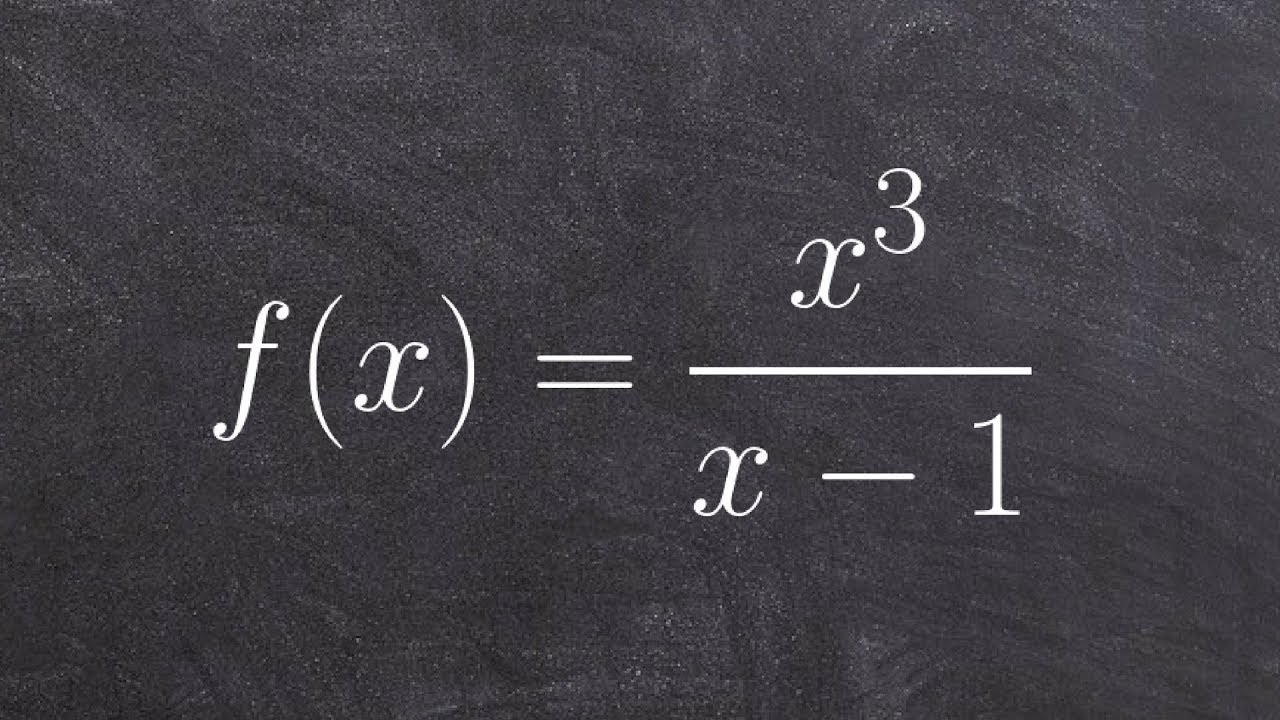 How do you graph a rational function with asymptotes?