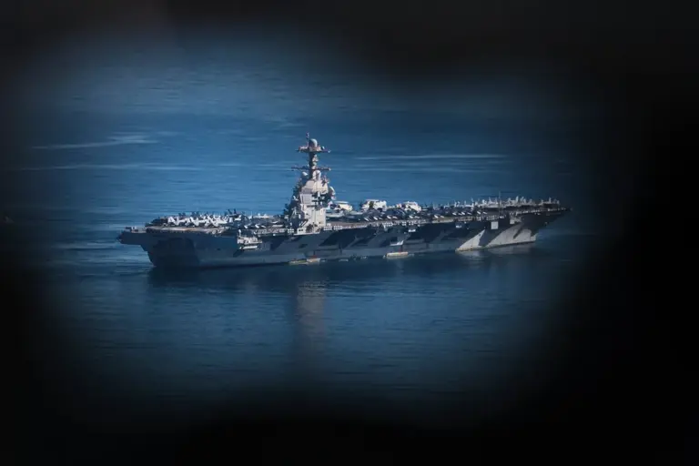Fire aboard USS Gerald Ford burned for hours and left hundreds without ...
