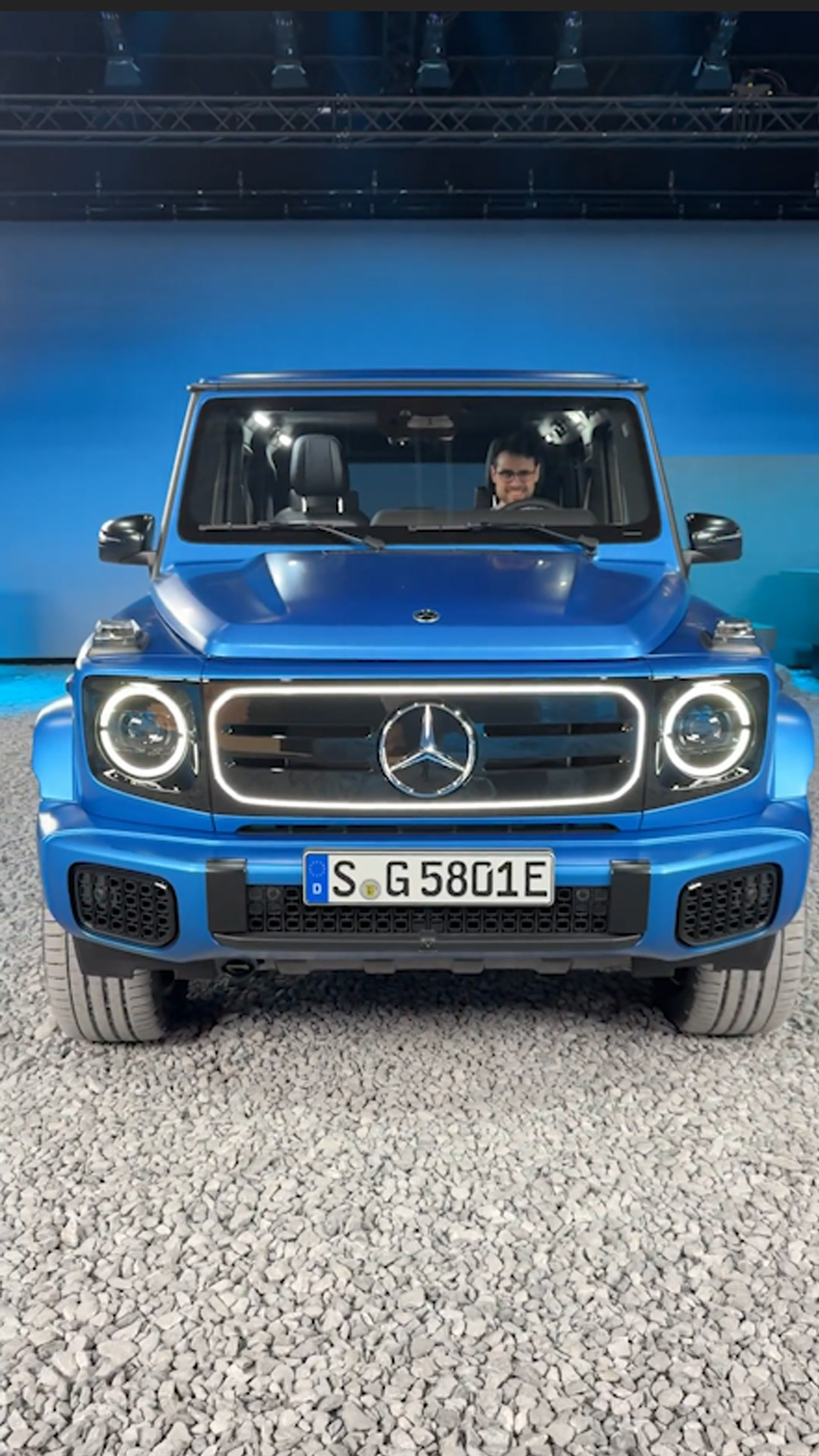 The new look of the Mercedes G580 EQ