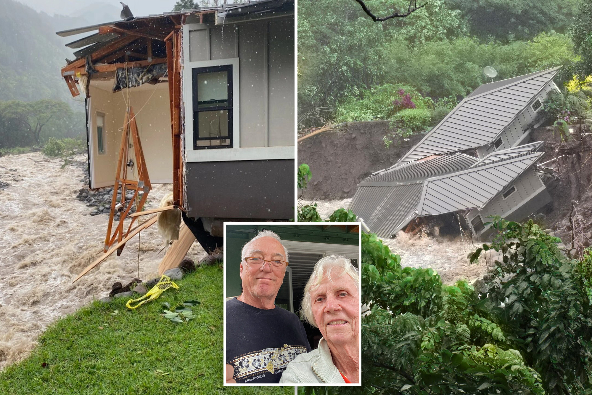 Elderly couple lose dream Hawaii home after it was destroyed by floods ...