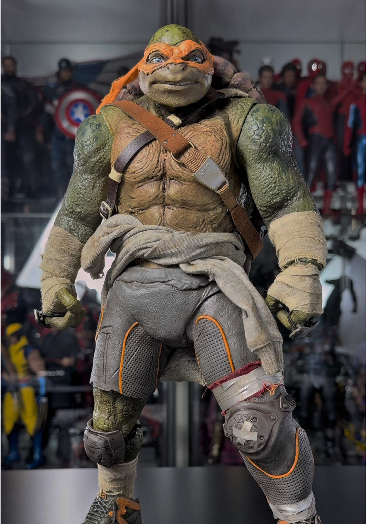 TMNT action figures unboxing ASMR pizza vibes
