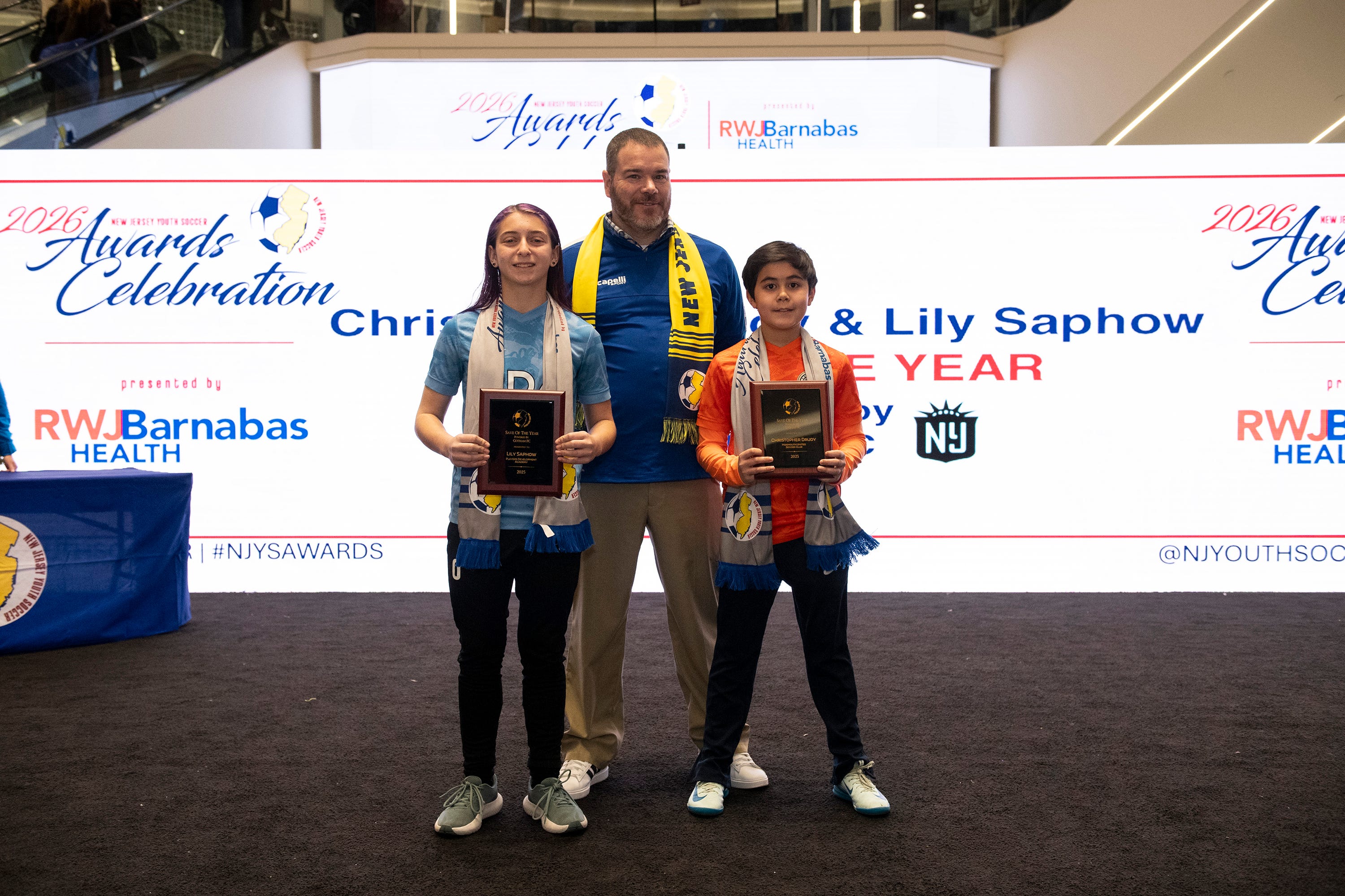 Shore soccer achievers awarded at red carpet NJ Youth Soccer ...