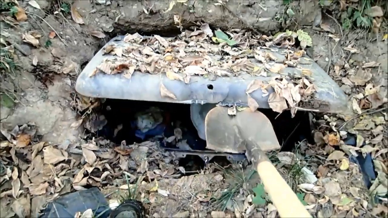 I checked the tent for a dead body… then found a box buried nearby