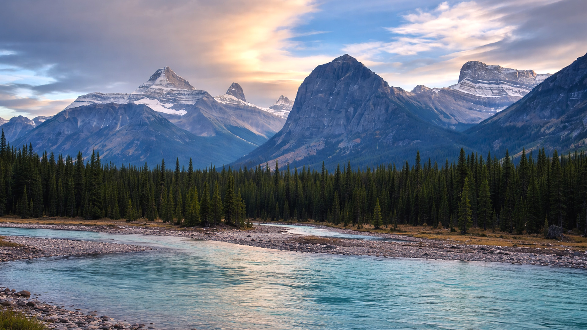 The National Park of Turquoise Lakes and Rocky Peaks