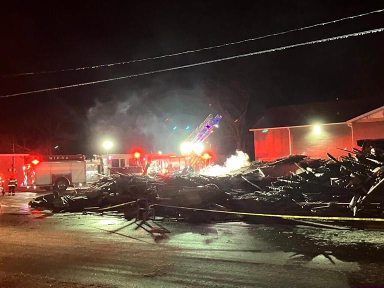 Business in Dansville catches fire for second time