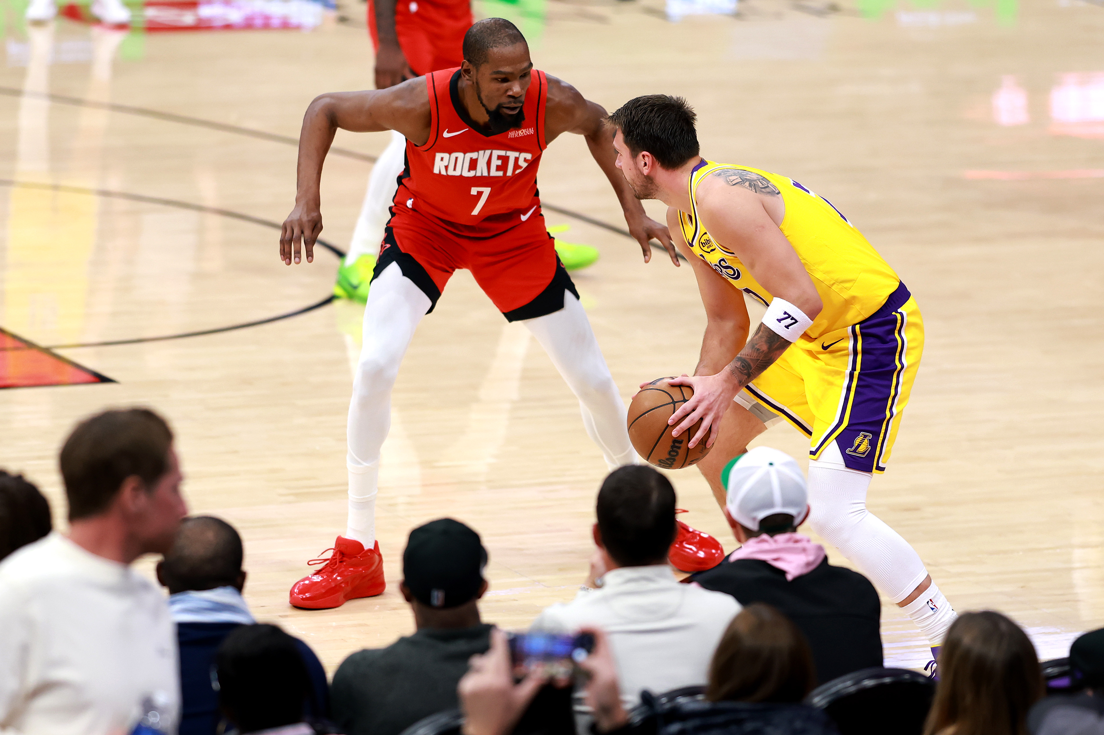 Los Angeles Lakers star Luka Doncic made history against Rockets