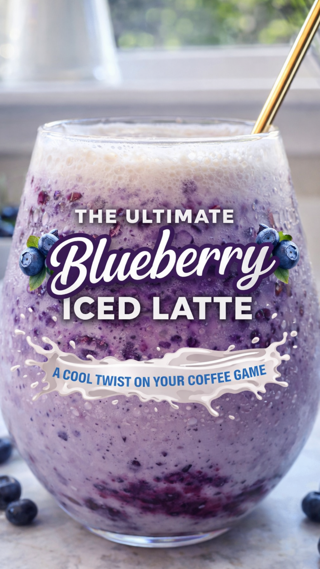 The ultimate blueberry iced latte: a cool twist on your coffee game