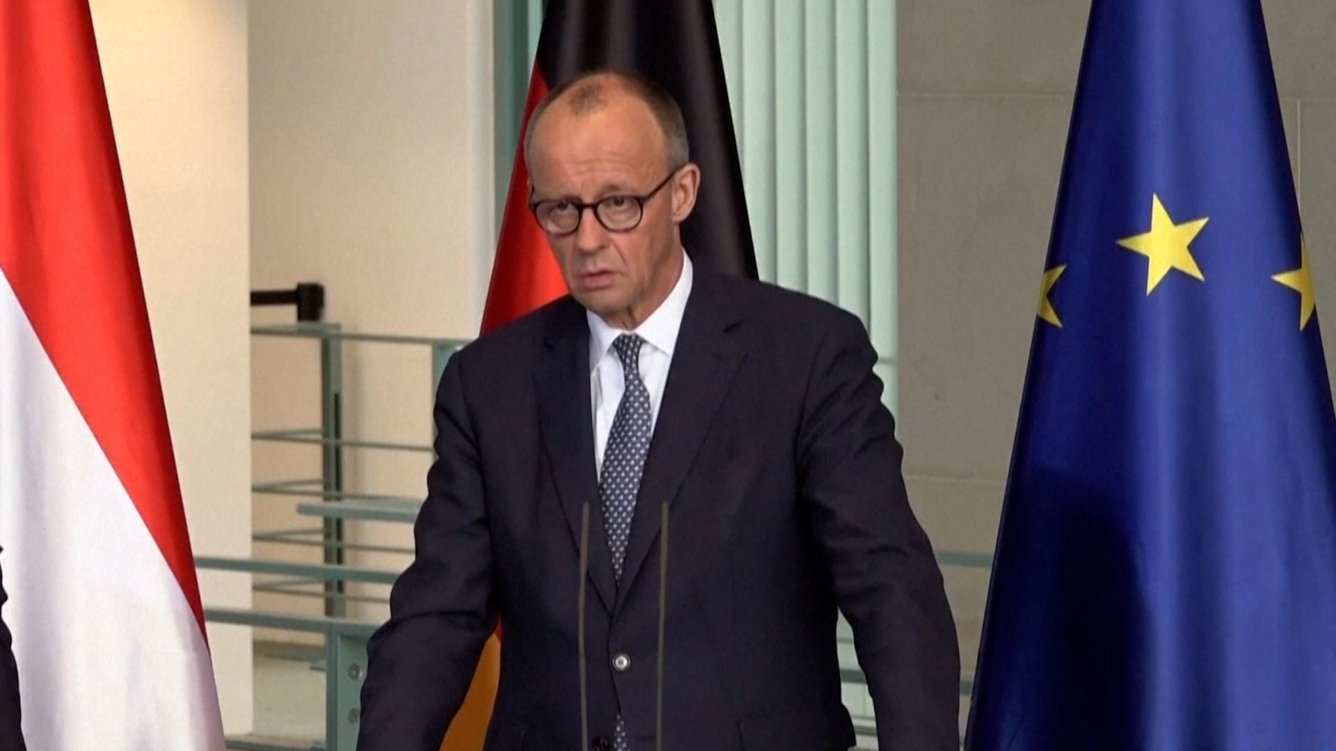 German chancellor says Iran war has no military solution