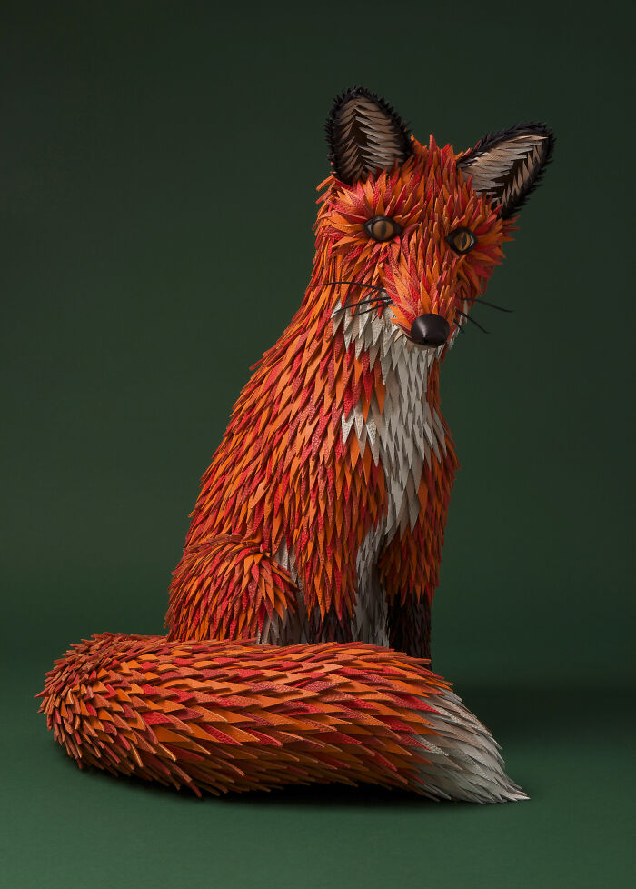 28 pieces of ordinary paper turned into handcrafted worlds