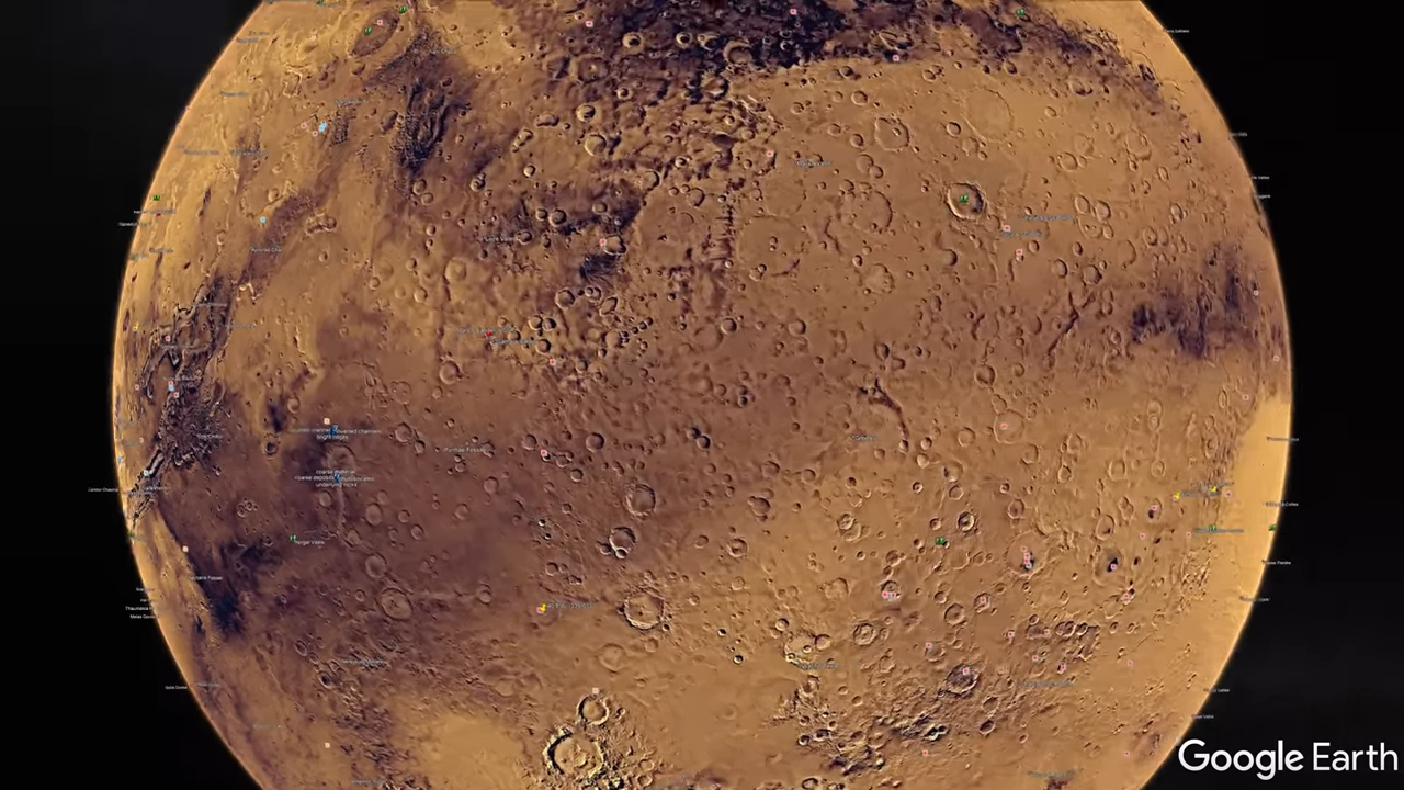 Watch what NASA spotted over Mars and even Earth