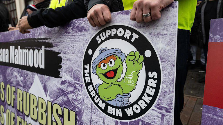 Unite fined £265k over bin strike protests