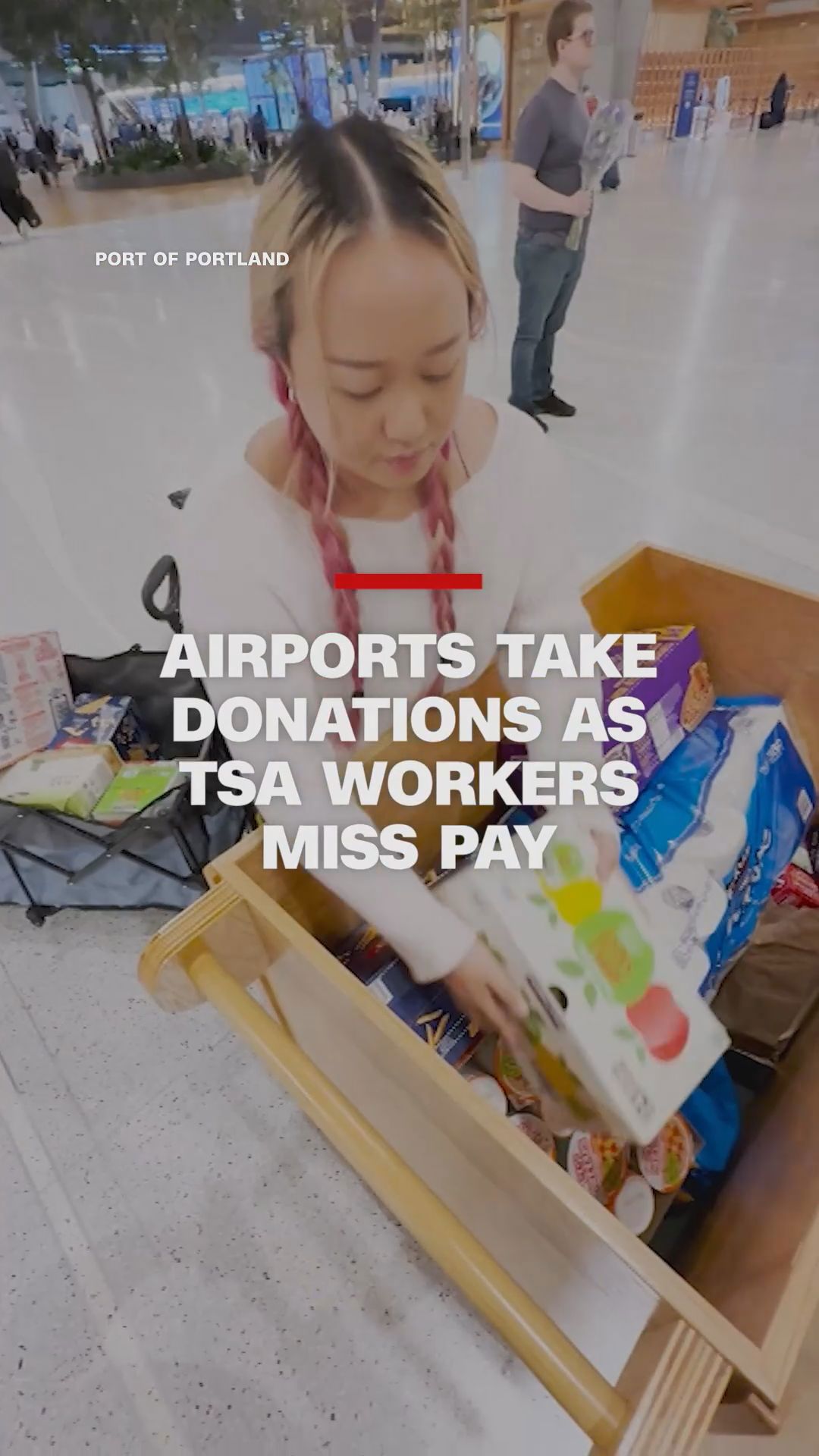 Airports take donations as TSA workers miss pay