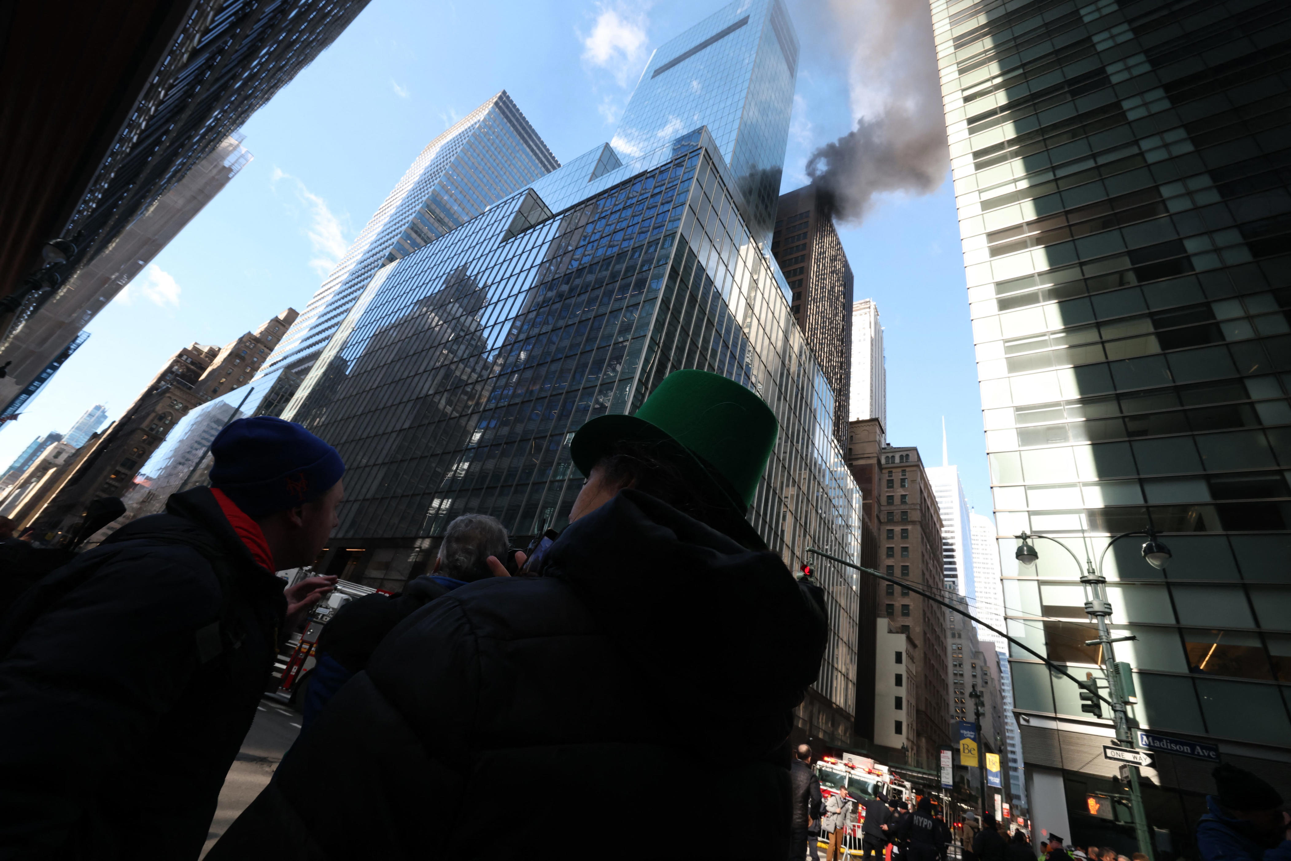 Video shows heavy smoke in air ahead of NYC St. Patrick's Day parade
