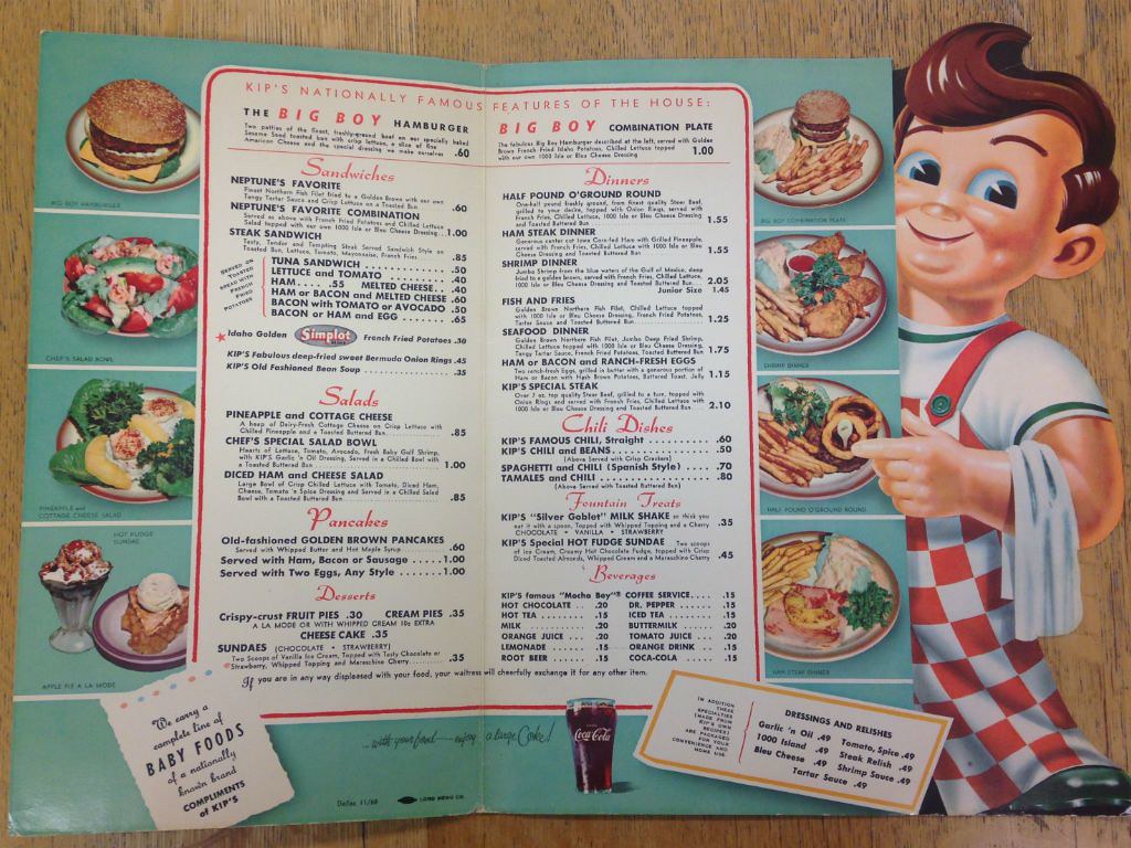 Restaurants before and now: Menus and dining trends