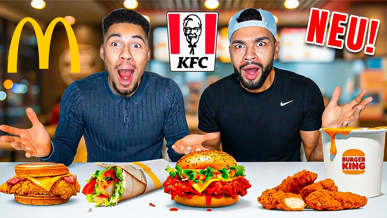 Wir testen alle Fast Food Neuheiten