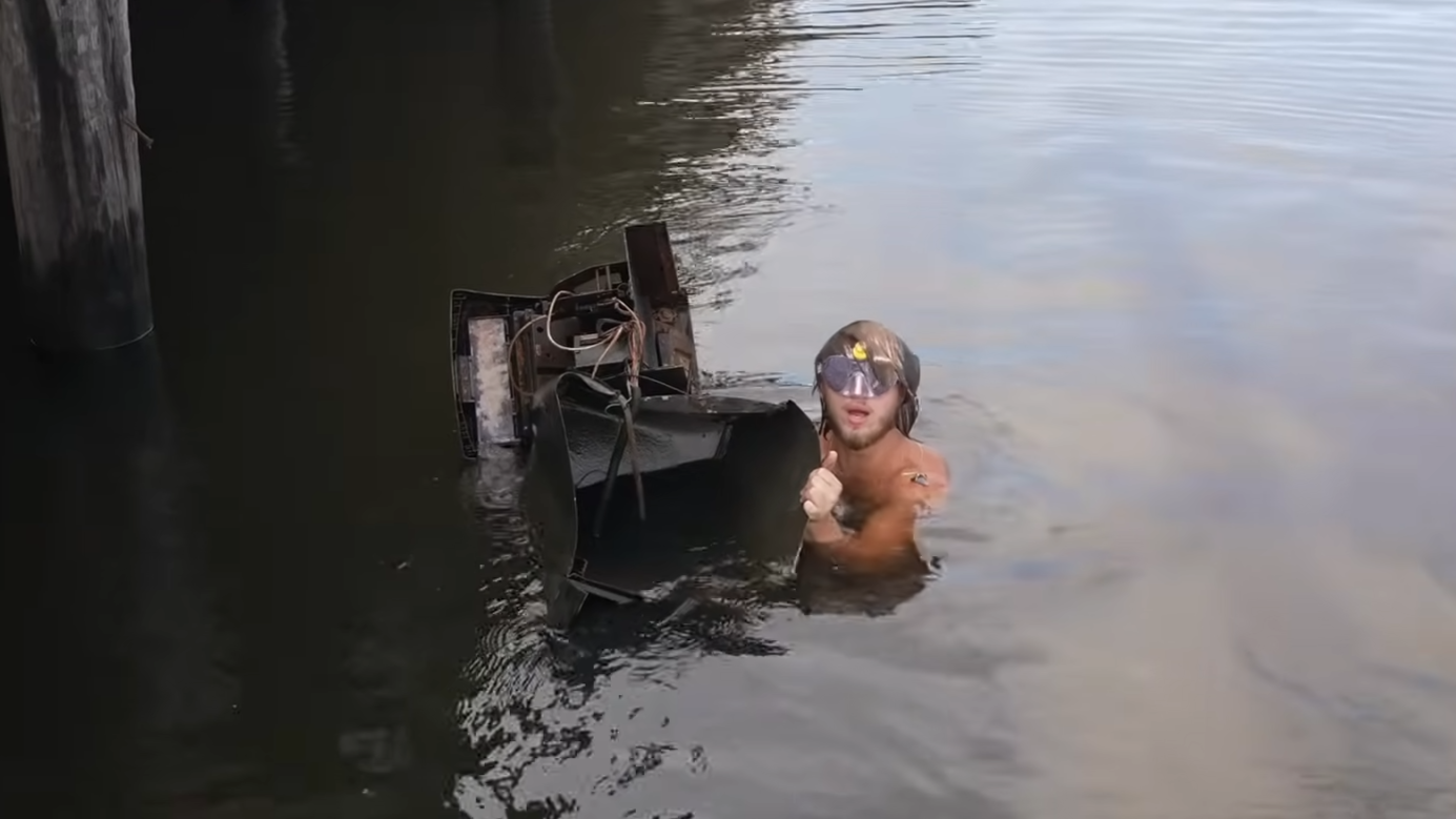 They pulled a 1,300-lb object from the river - then realized it was an ATM