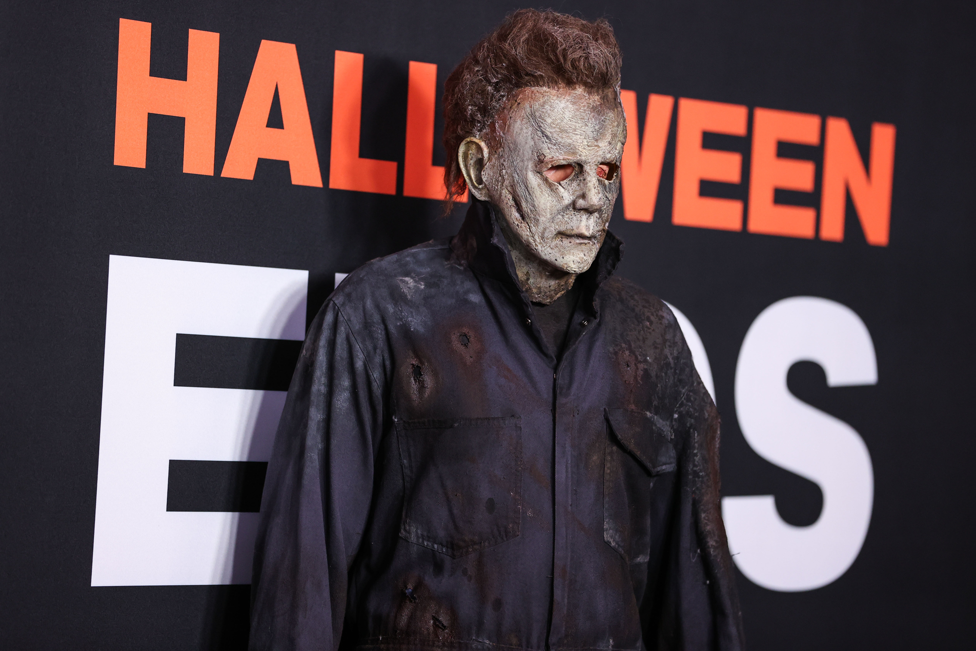 Photos of horror characters with and without makeup