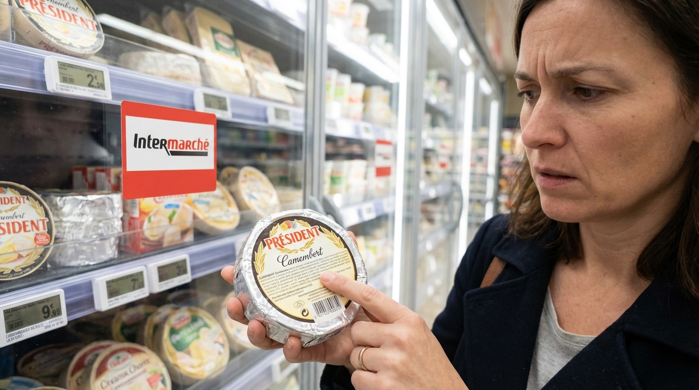 Fromage rappelé chez Intermarché dans le Gard : ce brie peut cacher une ...