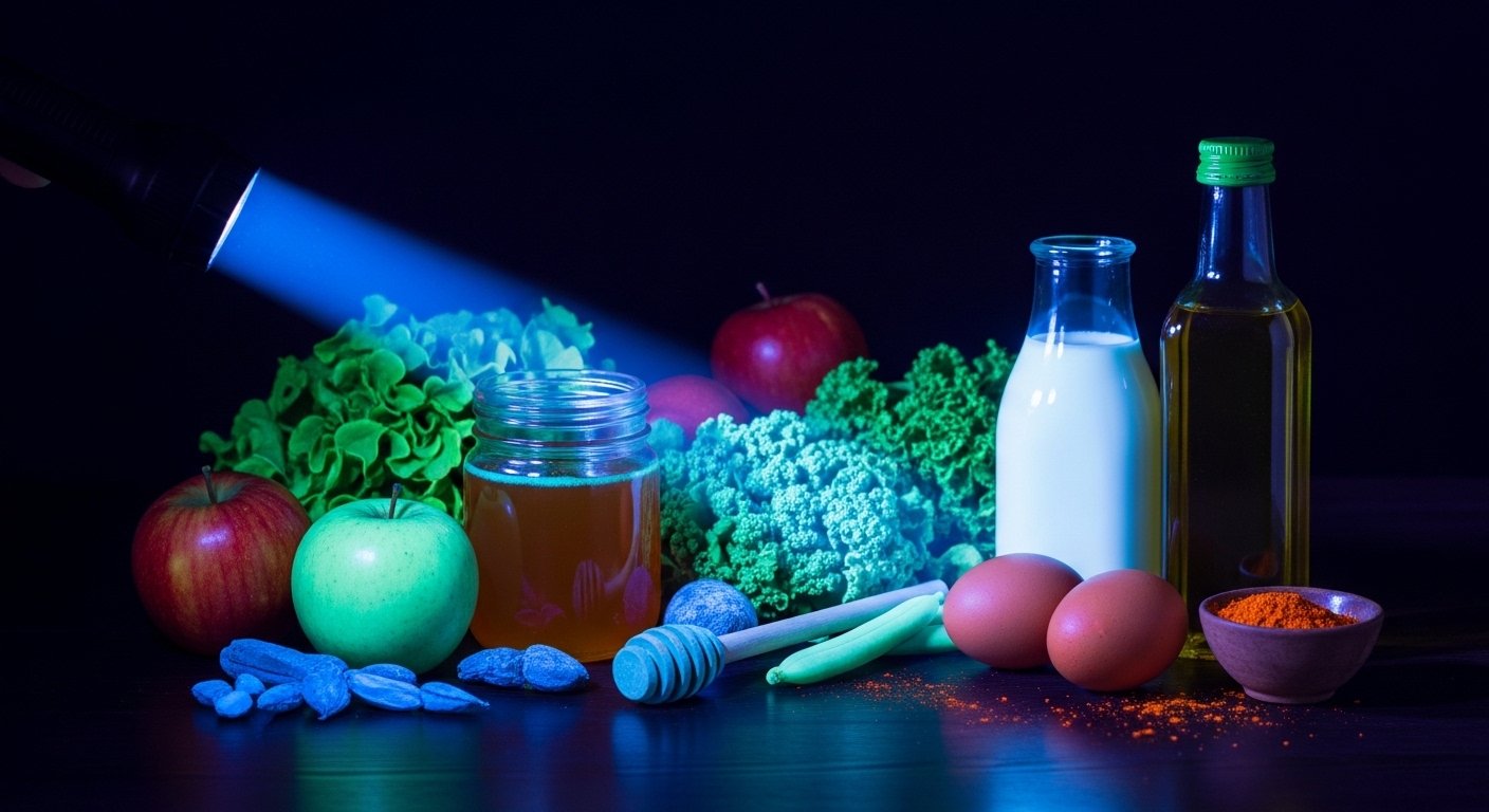 The blue-glow organic purity test