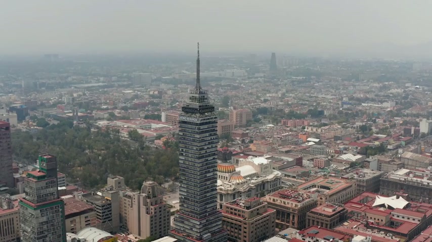 Palacio de Bellas Artes, Mexico City: Drone views of the cathedral of art