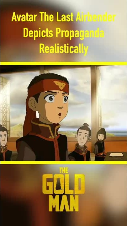 Avatar the Last Airbender depicts propaganda realistically #shorts