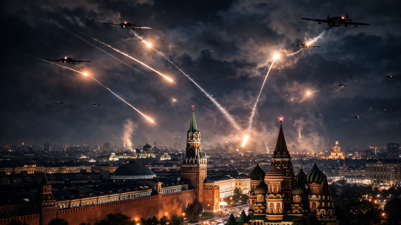 Moscow struck by large overnight drone swarm