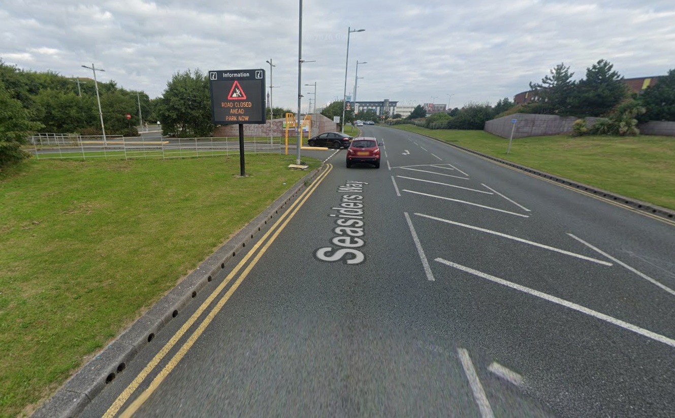 Blackpool's Seasiders Way to close between Parkinson Way and Bloomfield ...