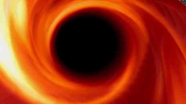 Watch what happens when a black hole explodes