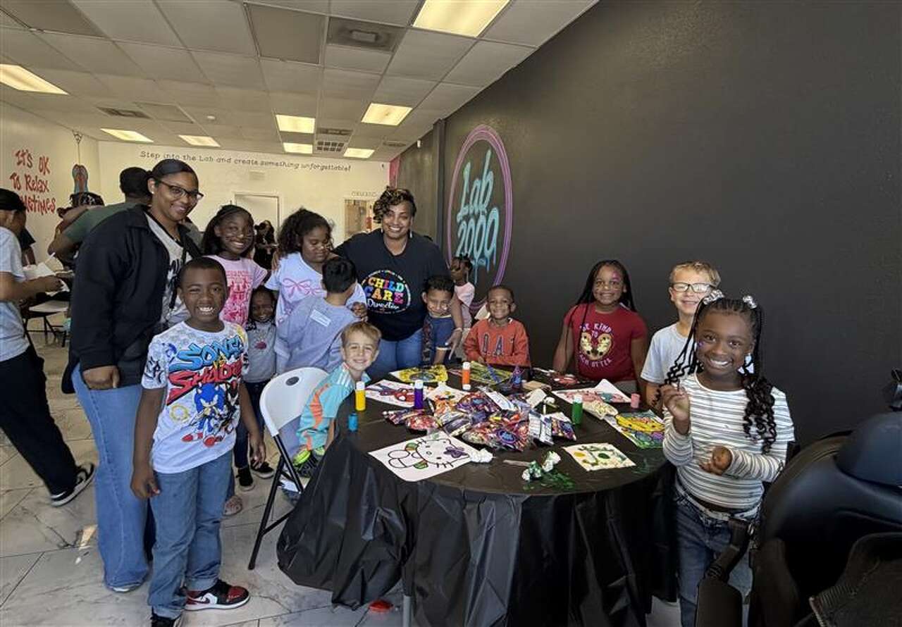Children get creative during free arts day at Lab 2000