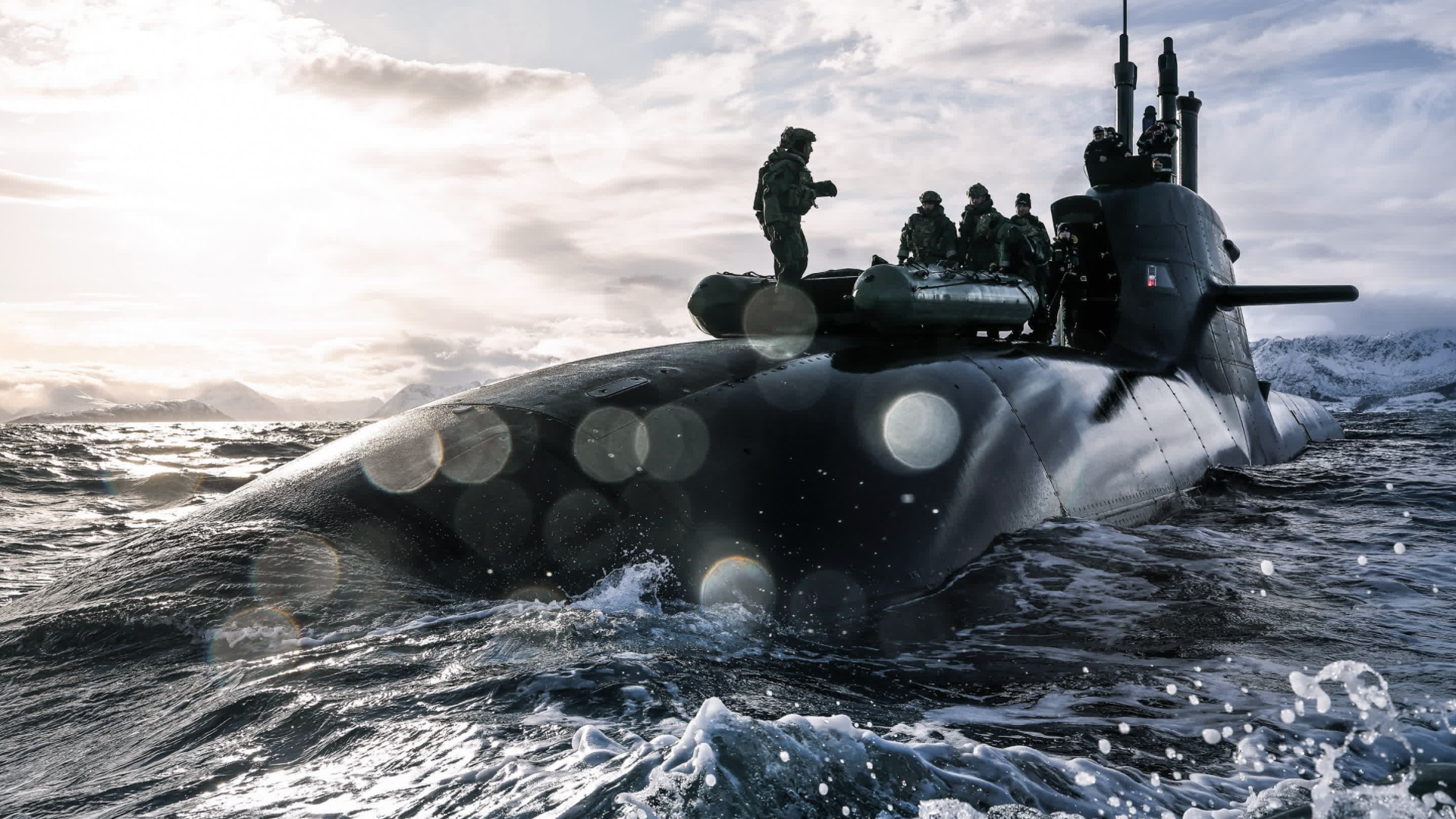 Putin Das Boot in: Royal Marines stage daring Arctic raid with German ...