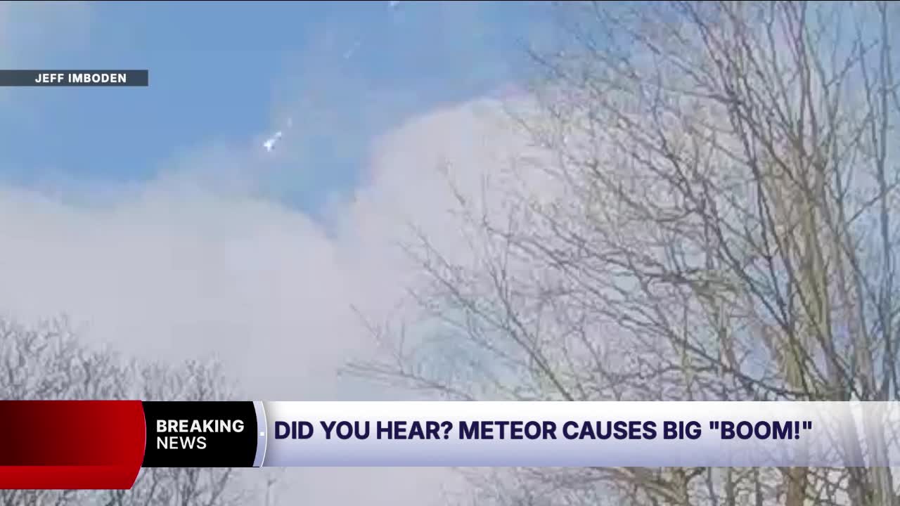 NASA confirms meteor caused loud boom across northeast Ohio