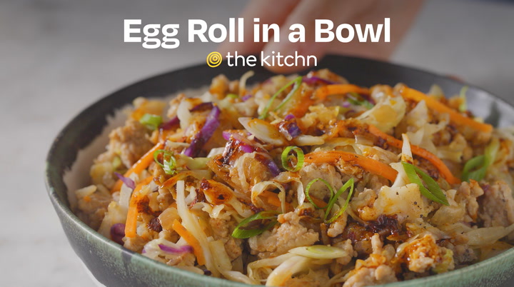 Egg roll in a bowl