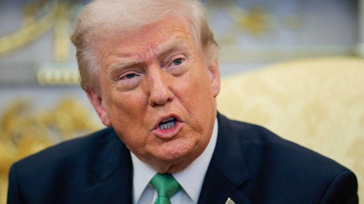 Trump shrugs off ground war question on Iran
