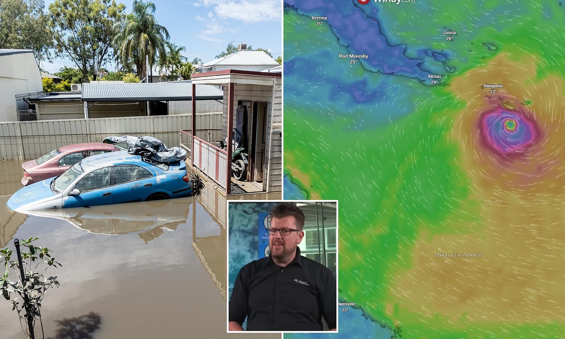 Urgent warning as cyclone threatens three states in rare weather ...